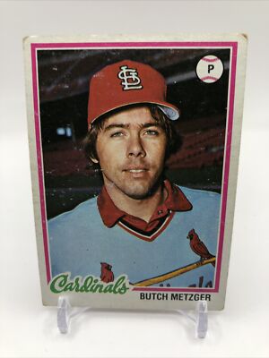 1978 Topps Baseball Card #431 Butch Metzger - St. Louis Cardinals | eBay