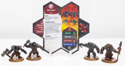 Brute Gruts - C3V Custom - figure & card - Heroscape | eBay