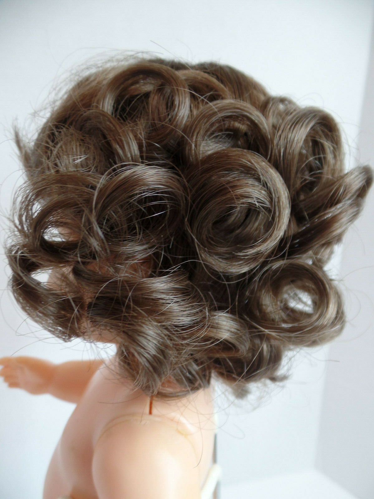 NEW WIG FOR TERRI LEE WIG LIGHT BROWN CURLY ALL OVER | eBay