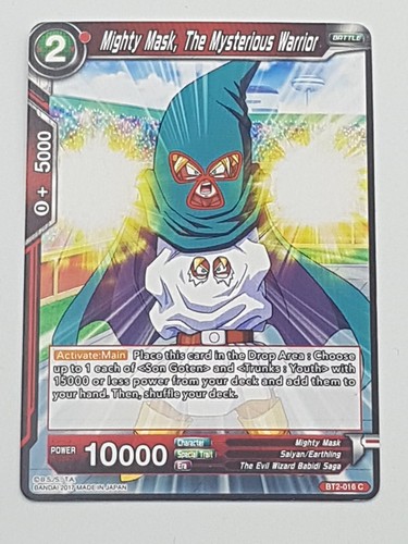 Dragon Ball TCG Mighty Mask, the Mysterious Warrior NM | eBay.de