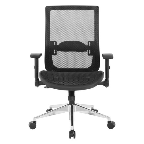 Black Matrix Back Manager's Office Chair with Black Plastic Matrix Seat ...