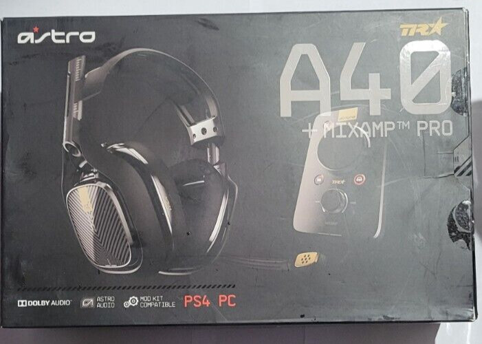 Astro Gaming A40 TR Wired Headset with MixAmp Pro TR Controller Black ...