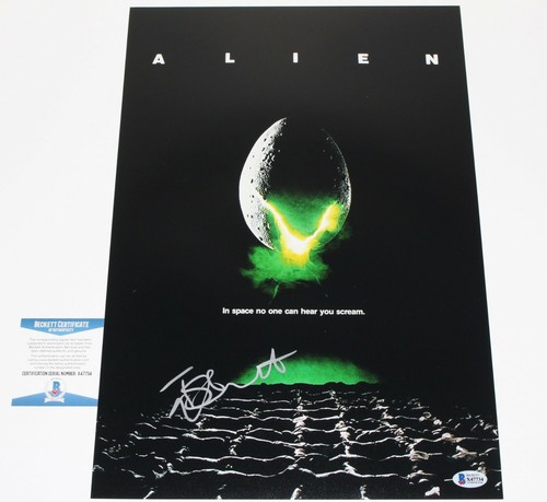 ACTOR TOM SKERRITT SIGNED 'ALIEN' 12x18 MOVIE POSTER 1 BECKETT COA ...