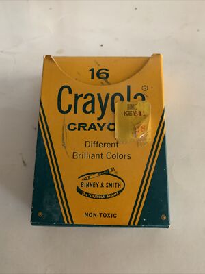 Rare Vintage 16 Crayola Crayons 35 Cents Mint! | eBay