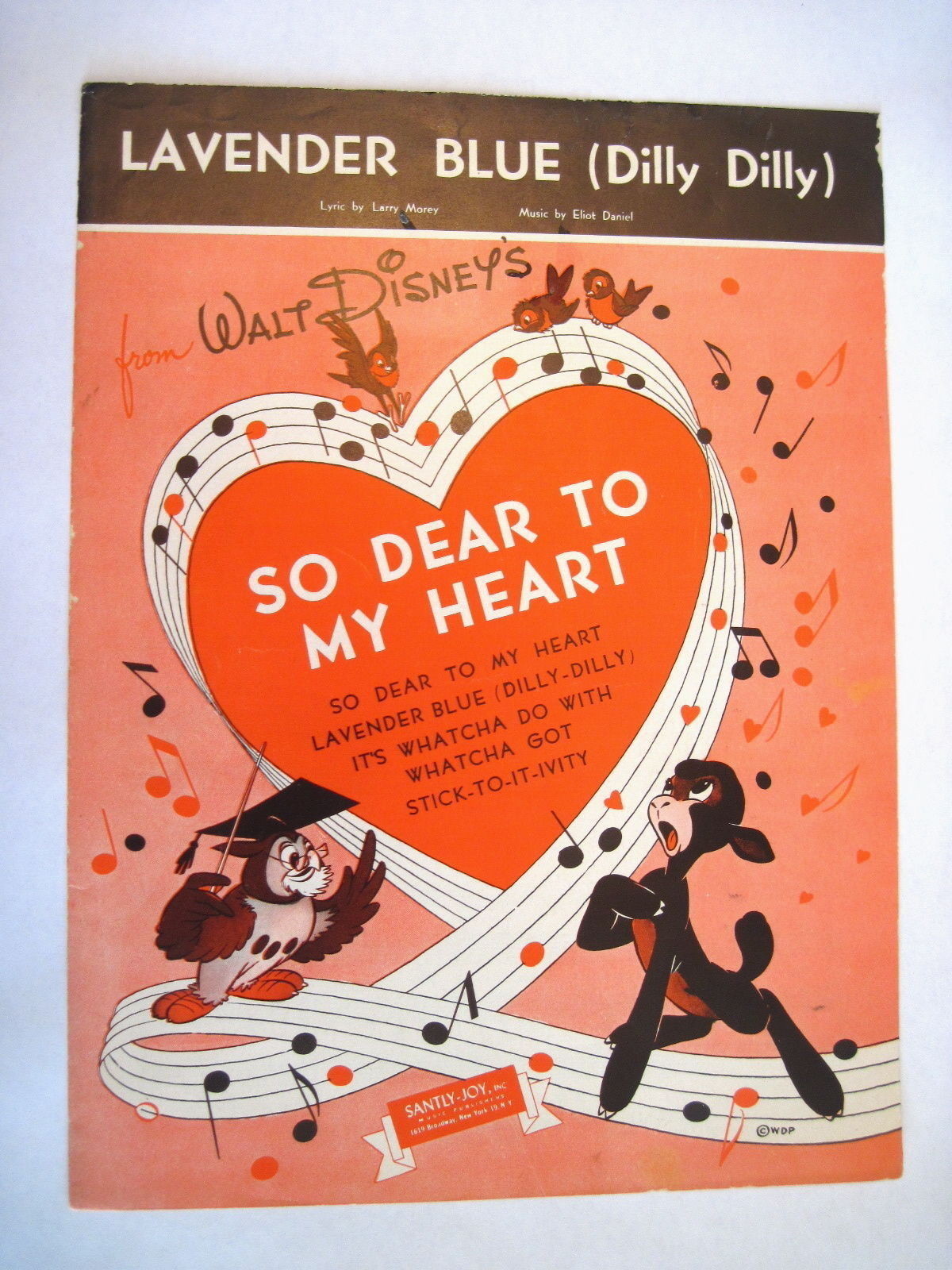 1948 Sheet Music of "Lavender Blue (Dilly Dilly)" From Walt Disney * | eBay