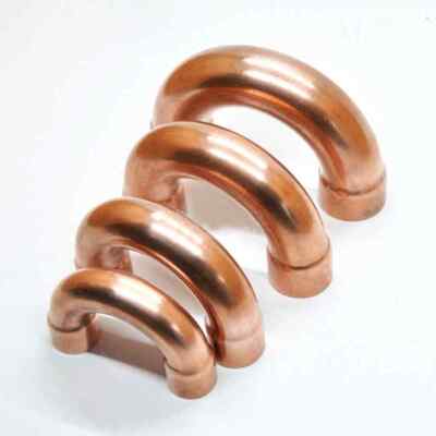 Sizes 180 Degree Return Bend Copper End Feed Pipe Fitting For Gas Water ...