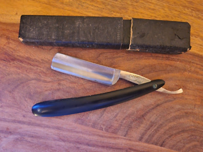 Clauss Fremont Made in USA Straight Edge Razor with Leather Case | eBay