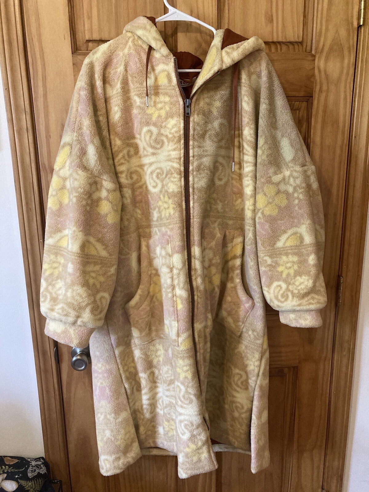 Free People Duster Longline Coat Jacket Fleece Size Large New With Tags ...