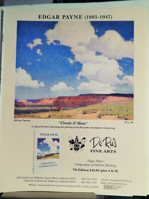EDGAR PAYNE / PHIL DIKE ART PIECES VTG ORIG 2006 ADVERTISEMENT | eBay