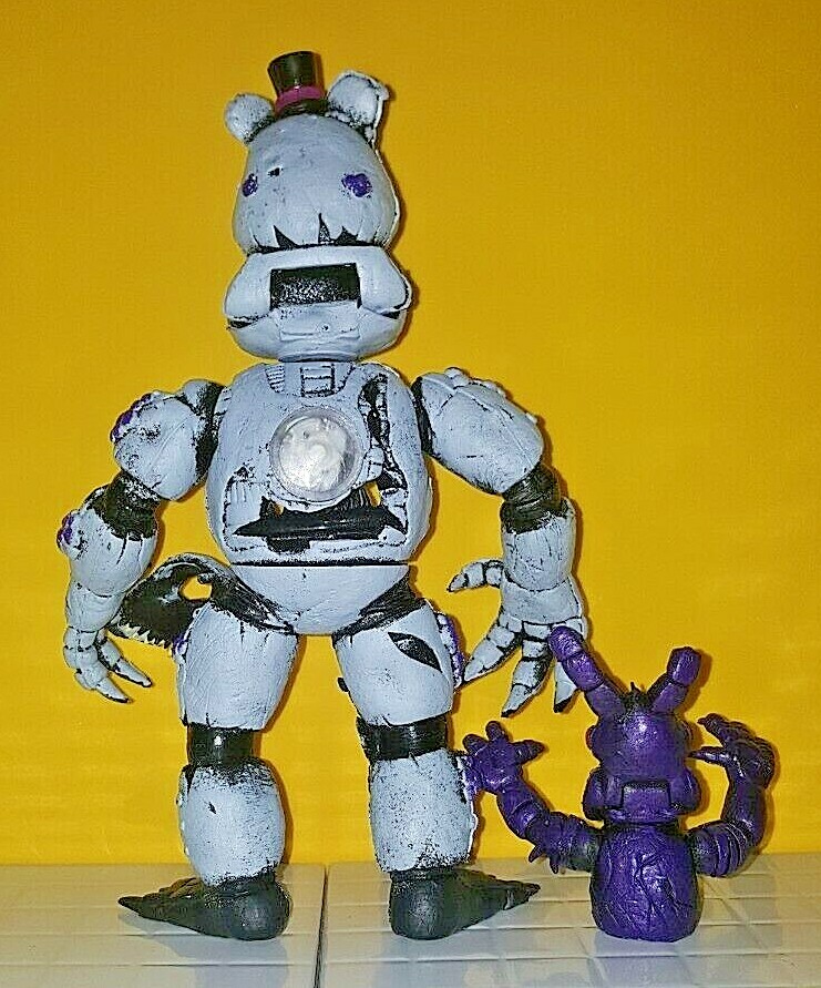 mexican JUMBO ANIMATRONIC FUNTIME TWISTED FREDDY 9" FNAF five nights at ...