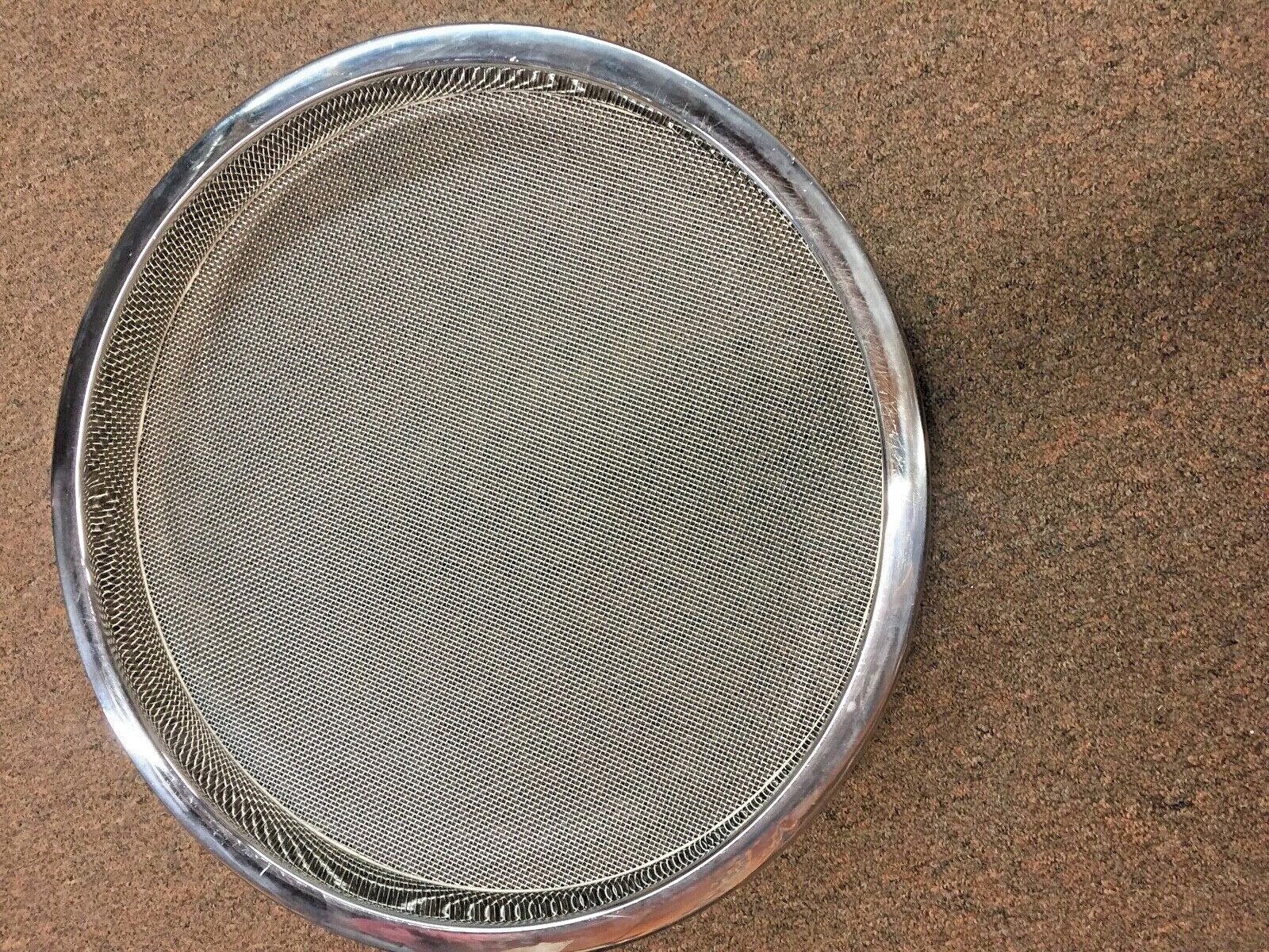 Vorti-SIV US 10 Mesh 2000 Micron Stanless Steel Seive 21-5/8 Die x 2-1/ ...