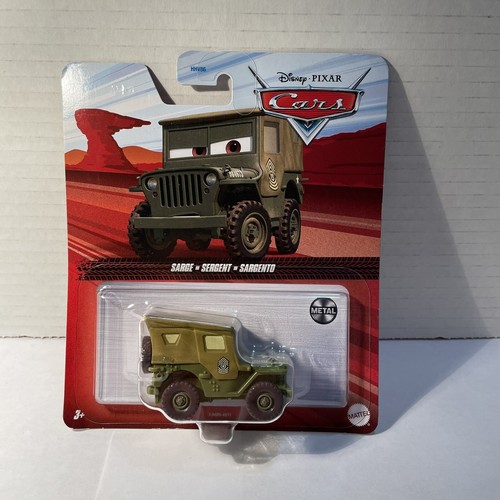 CARS Sarge Metal Car Mattel Disney Pixar Cars 1:64 2022 887961537406| eBay