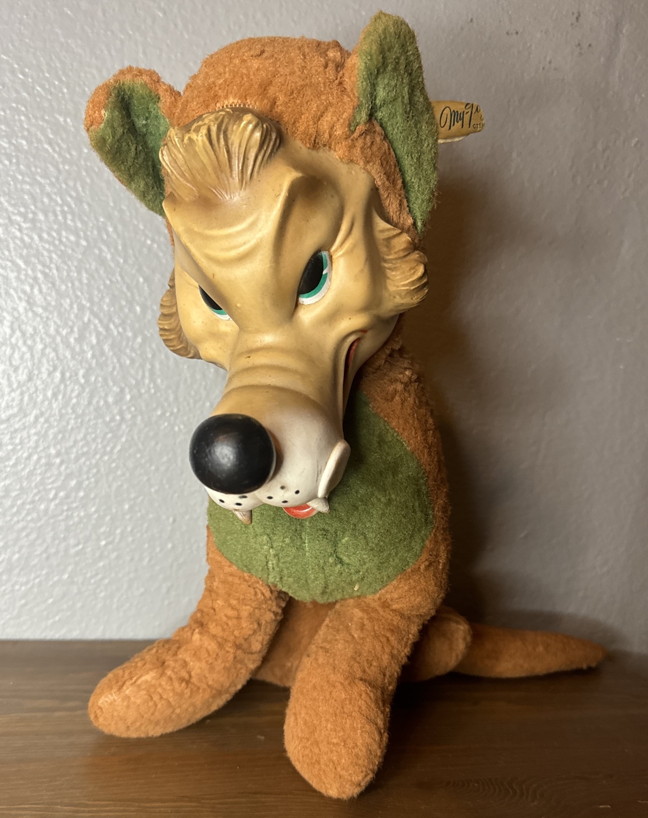 Vintage Rubber Face Big Bad Wolf Plush Stuffed Animal My Toy | eBay