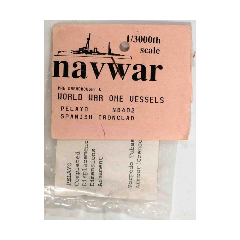 NavWar WWI Naval Mini 1/3000 Pelayo Spanish Ironclad Pack New | eBay