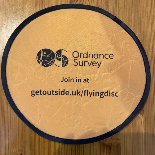 Ordnance survey promo Folding Pop-Up Frisbee - Pocket Compact orange ...