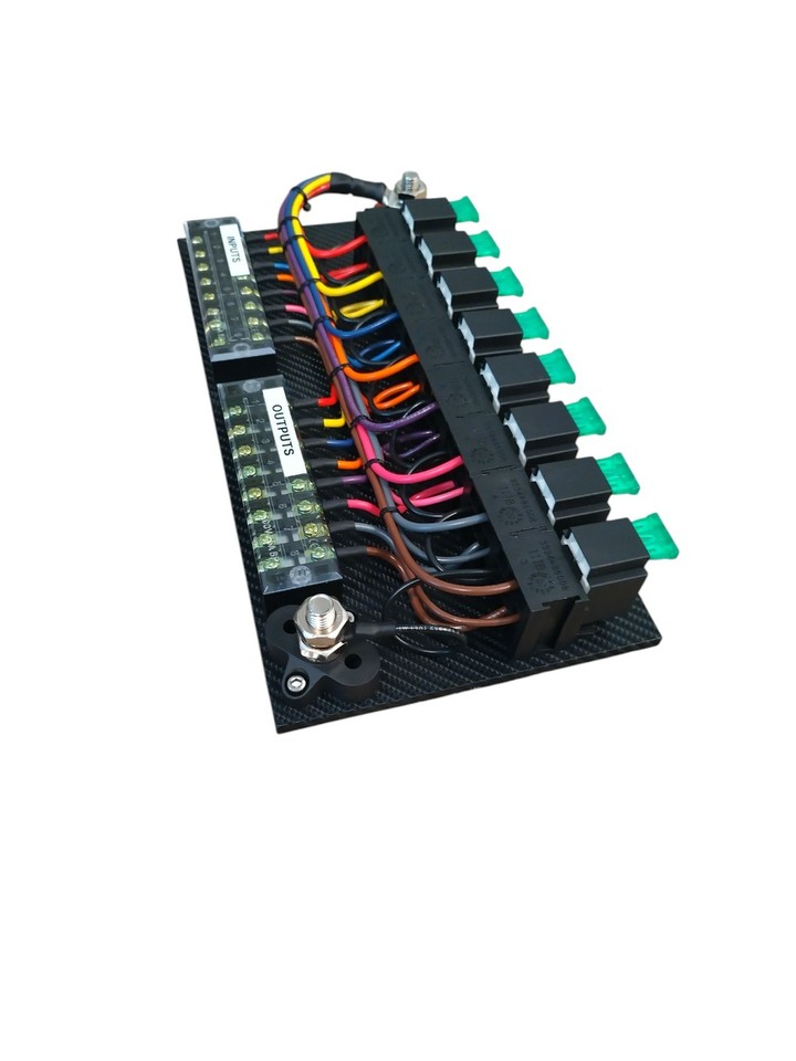 Race Car Fuse/ Relay Panel Block 8 Way LS Swap Custom Universal Drag ...