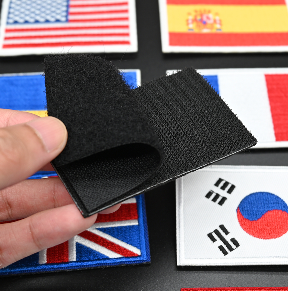 National Flags Official VELCRO® Patch Embroidered Quality Travel ...