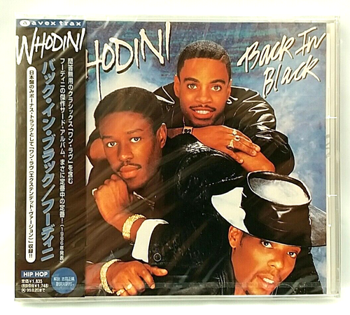 (CD) Whodini – Back In Black , Brand New, AVCZ-95072, Promo, Obi, Bonus ...