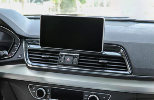 Black Titanium Central Console Air Outlet Vent Trim For Audi Q5 2018 ...
