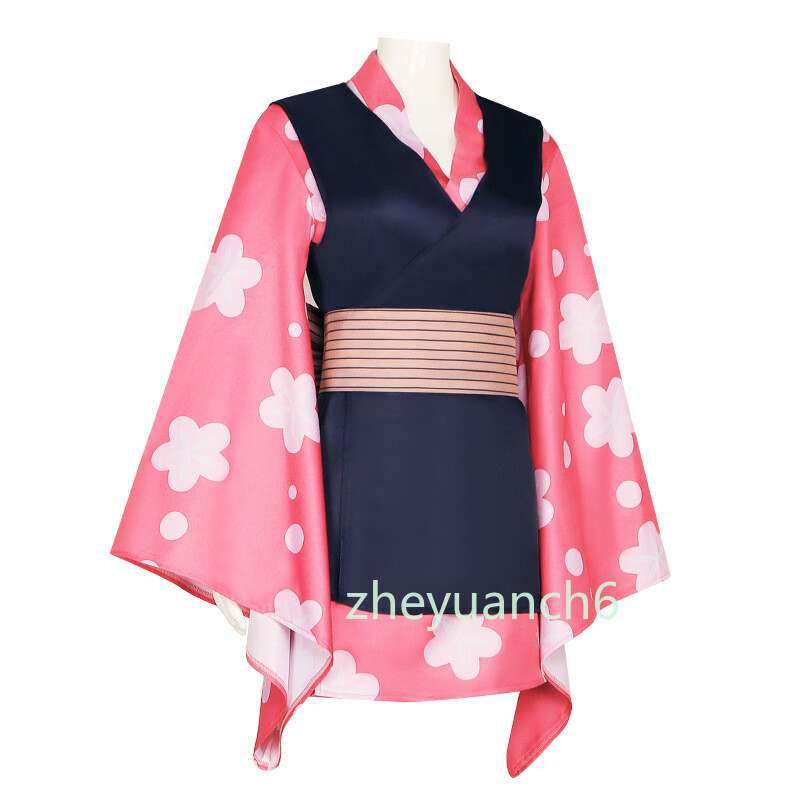 Demon Slayer Kimetsu No Yaiba Cosplay Makomo Halloween Costume Suit ...