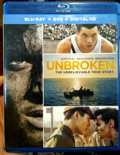 Unbroken (Blu-ray + DVD, 2014) no digital copy 25192223297| eBay