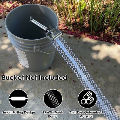 19.7in Rolling Log Mouse Trap Rat Bucket Trap Humane Catch/ Kill ...