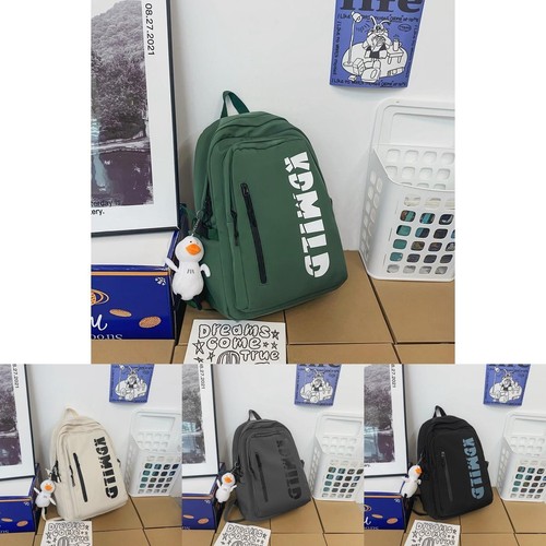 Fashionable Workwear Backpack Sewing Thread Embellishment Arc-shaped ...