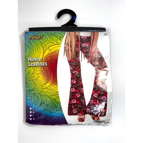 Spirit Hippie Leggings Ages 14+ Size XL Flower Power Groovy Far Out ...