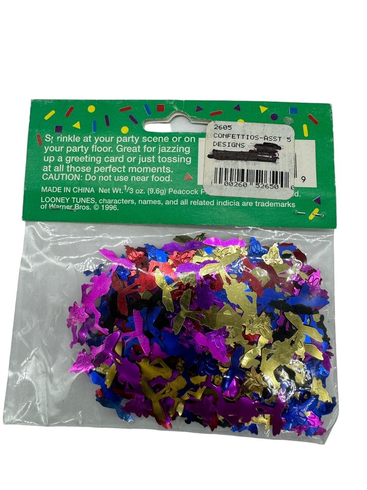 Daffy Duck Confettio’s Multicolor Confetti Party Supply Table Scatter ...