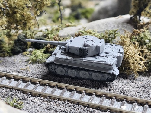 N Scale 1:160 Tiger 1 German Heavy Tank WWII Armor | eBay