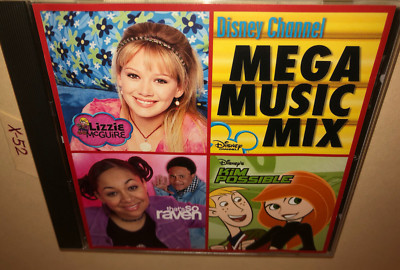 Disney Channel Mega Mix CD HiIary Duff Lizzie Maguire Raven Simone Kim ...