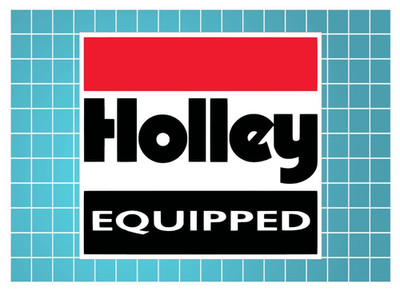 Holley Equipped Logo Die Cut Laminated Vinyl Sticker/Decal | eBay
