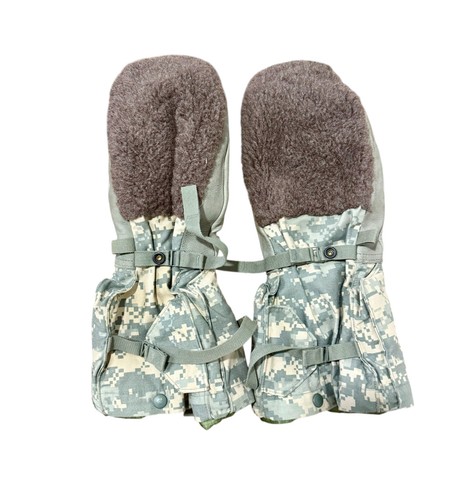 USGI ACU Flyers Extreme Cold Weather Mittens w/ Liners Set Mitts Med ...