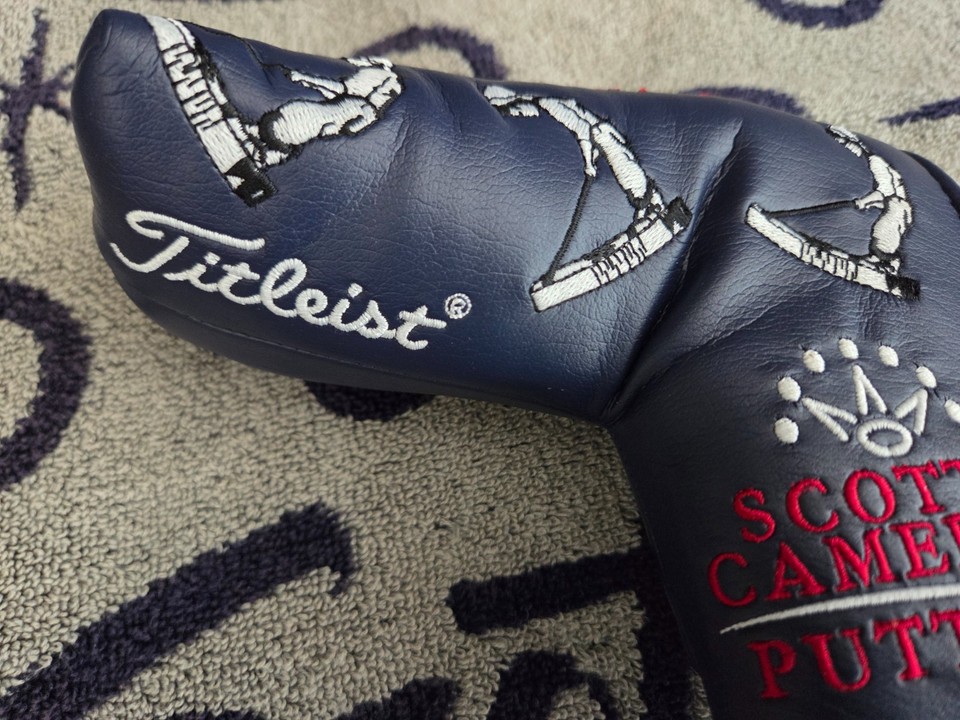 Rare Scotty Cameron Pinehurst Invitational Putter Blade Headcover head ...