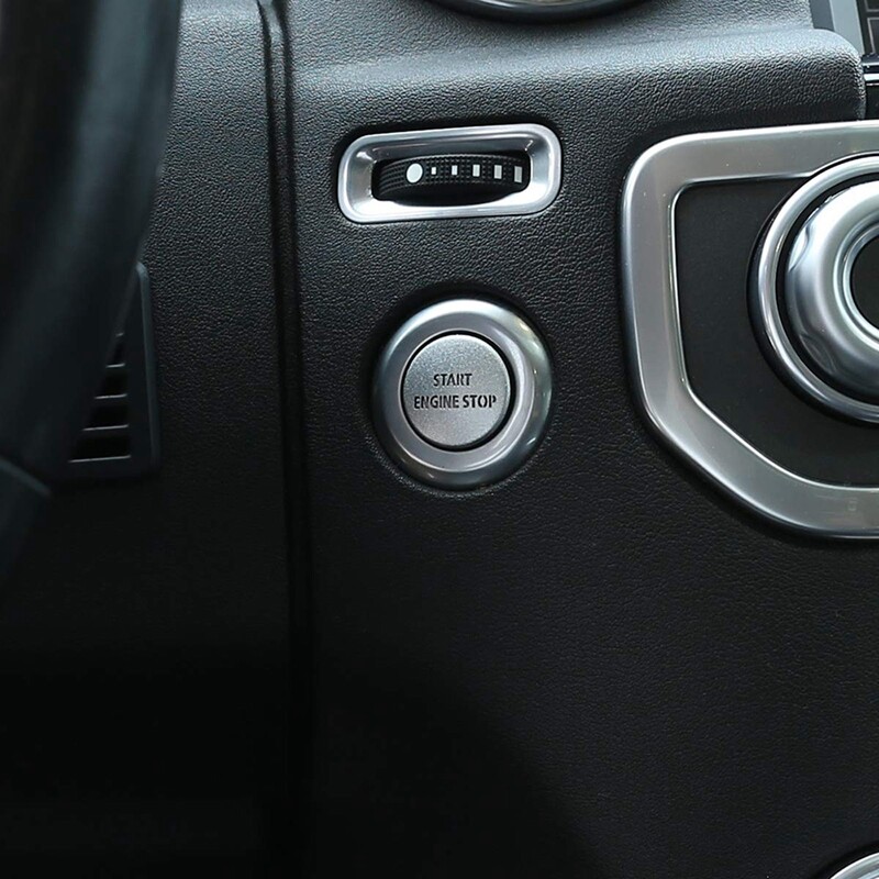 Engine Start Stop Push Button Switch Sticker Cover for LR4 Discovery 4 ...