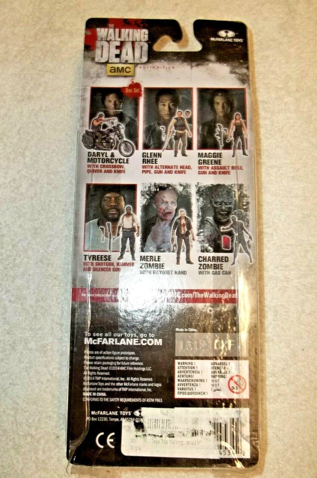 Walking Dead McFarlane Action Figure Charred Zombie Series 5 | eBay