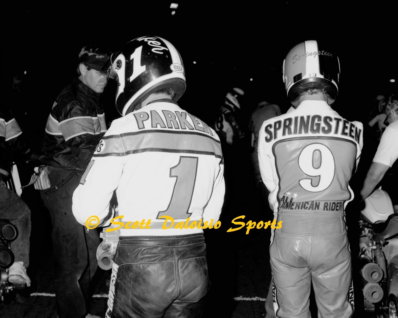 1989 JAY SPRINGSTEEN SCOTT PARKER ASCOT AMA FLAT TRACK MOTORCYCLE ...