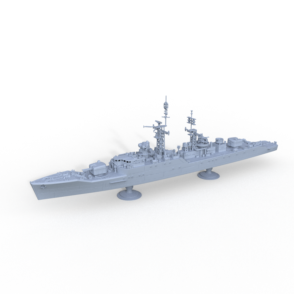 SSMODEL 1/1250 Military Model Kit British Leopard (F14) Class Frigate ...