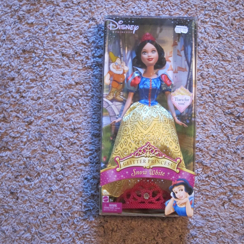 Disney’s Glitter Princess Snow White a Tiara For You Barbie- HTF - NRFB ...