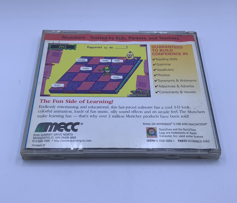 Math Munchers Deluxe (Windows/Mac, 1996) Word Munchers Bundle ...