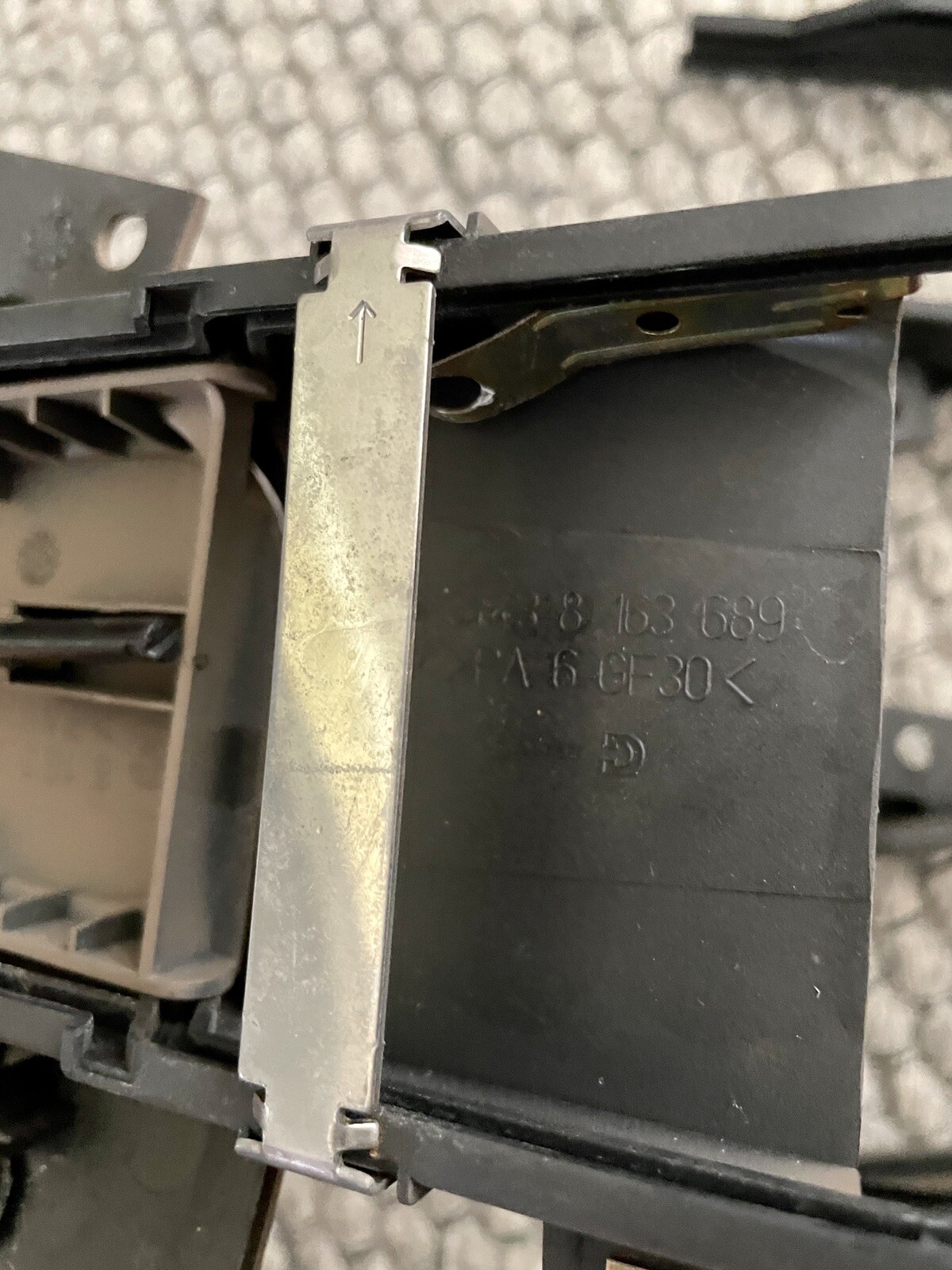BMW OEM E36 CONVERTIBLE PASSENGER REAR UPPER TRIM PANEL VERT COVER L&R ...