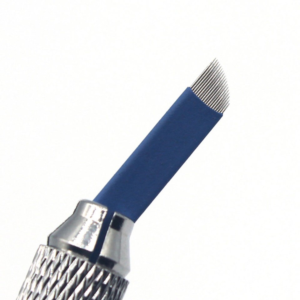 Microblading Needle Permanent Manual Makeup Embroidery Eyebrow Tattoo ...