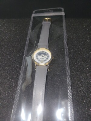 Vintage Gitano Moon Phase Watch Gold Tone Unisex Date New Battery | eBay