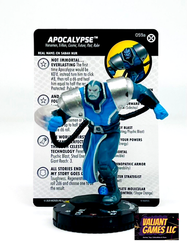 Marvel Heroclix Apocalypse #059a w/ Card House of X Set | eBay