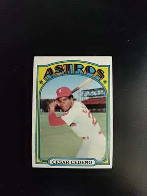 1972 Topps ** Baseball Card #65 Cesar Cedeno - VG- free shipping | eBay