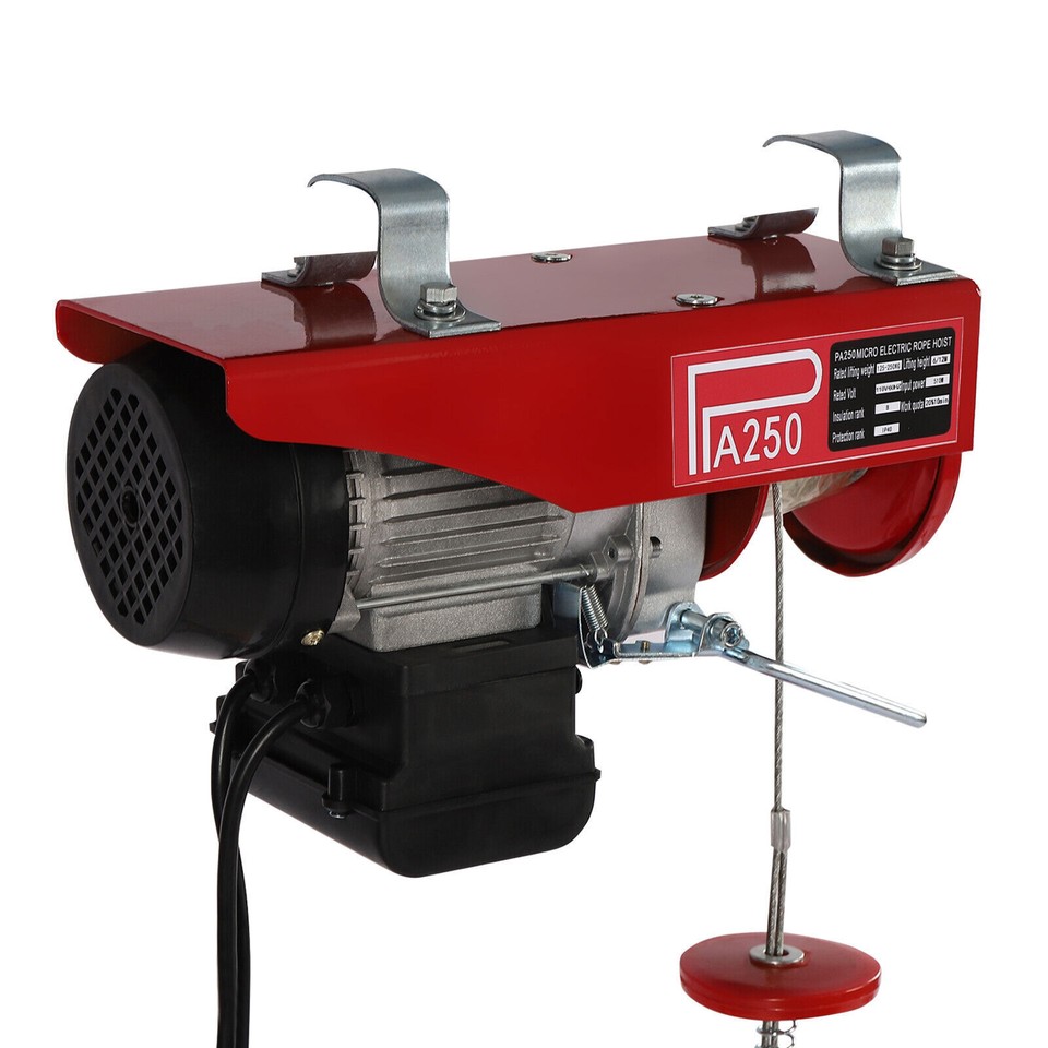 551LB Electric Cable Hoist Crane Winch Ceilings Garage Lift Wired ...
