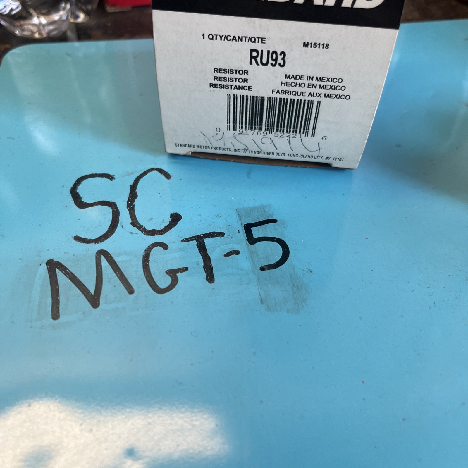 HVAC Blower Motor Resistor Standard RU-93 for sale online | eBay