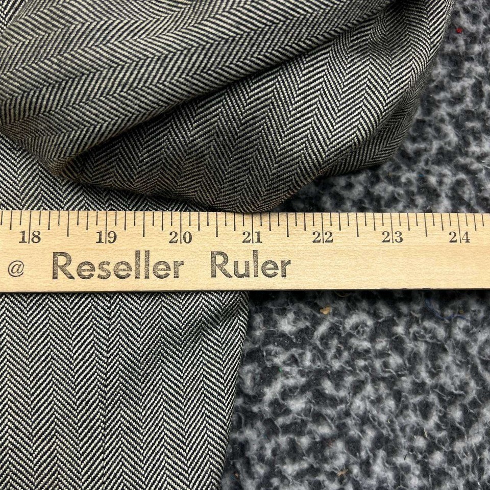 Lauren Ralph Lauren Blazer Men 40R Gray Herringbone 2 Button Long ...