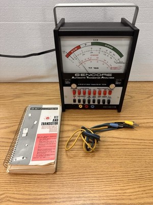 Vintage SENCORE Automatic Transistor Analyzer With Reference Book Turns ...