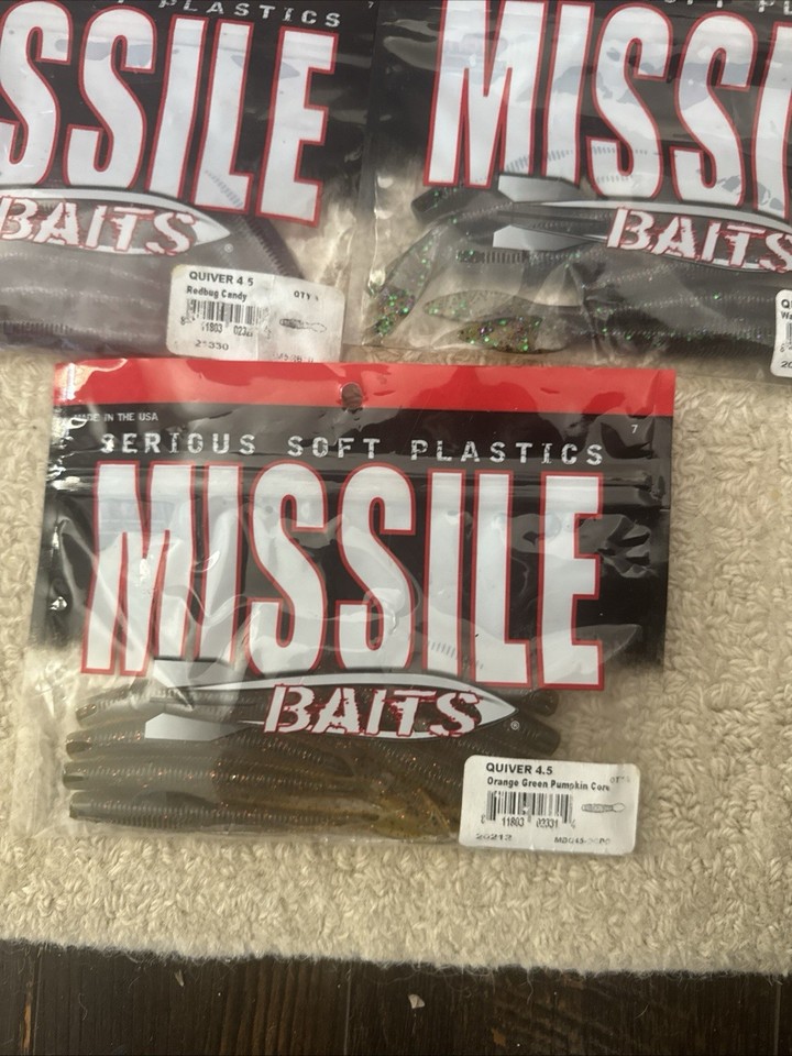 MISSILE BAITS Creatures Lot of 5 Packs NOS - BABY D BOMB Super Bug ...